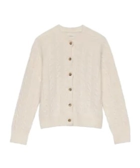 DÔEN Penrose Cable-knit Cardigan