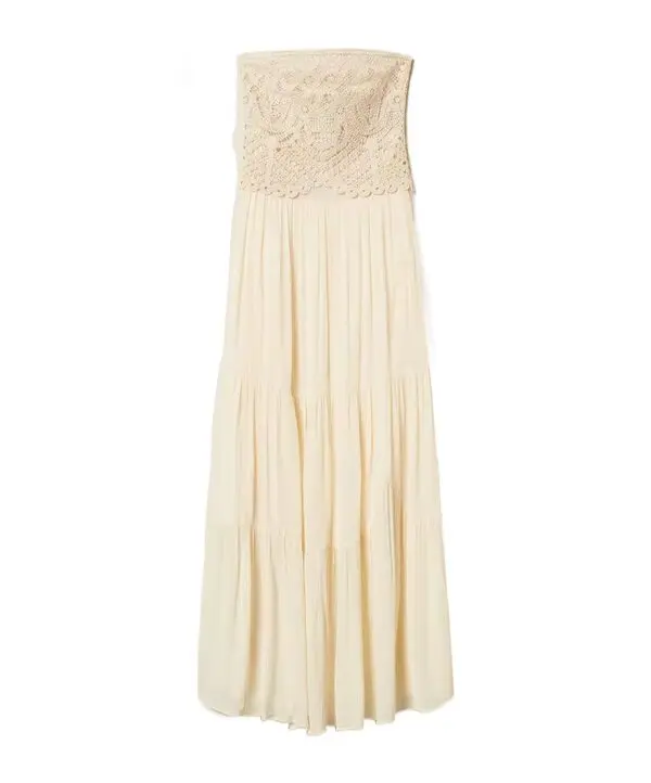 TWINSET Crocheted Cotton Dress