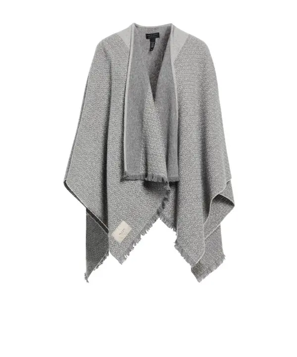 Rag & Bone Two-tone Knitted Shawl - Grey
