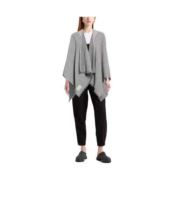 Rag & Bone Two-tone Knitted Shawl