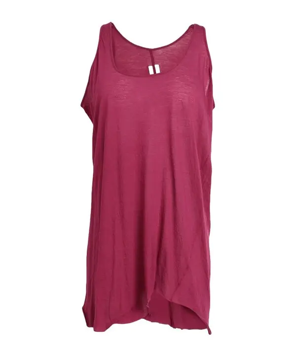 Rick Owens Solid Color Sleeveless T-shirt