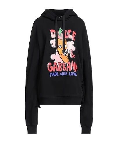 Dolce & Gabbana Solid Print Hoodie
