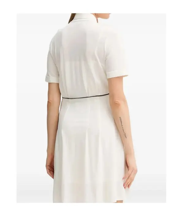 Liu Jo Collar-detail Button-up Mini Dress