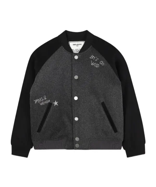 Zadig&Voltaire Panelled Bomber Jacket