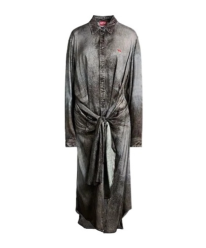 DIESEL® Satin Shirt Dress