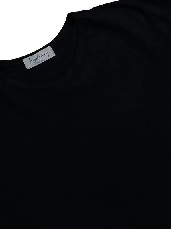 Yohji Yamamoto 30/- Discharged Combed Ps Round Neck T-shirt