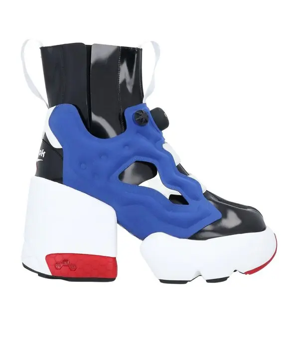 REEBOK X MAISON MARGIELA Multi-color Leather Ankle Boots - Black