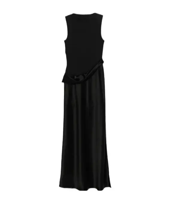 Nanushka Draped Sleeveless Maxi Dress - Black