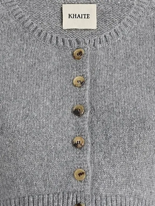 Khaite Long Sleeve Cardigan