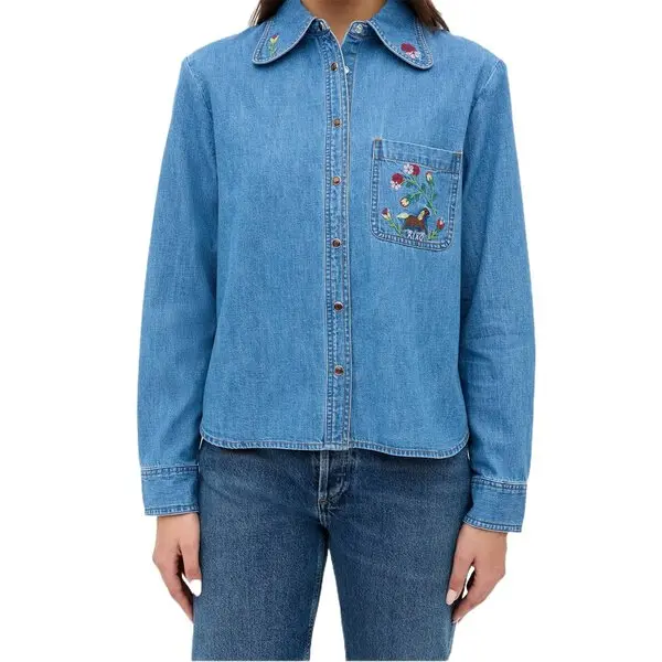 Rixo Edaline Denim Jacket