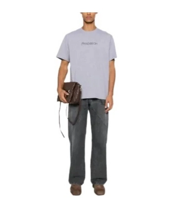 J.W.ANDERSON Flocked-logo T-shirt