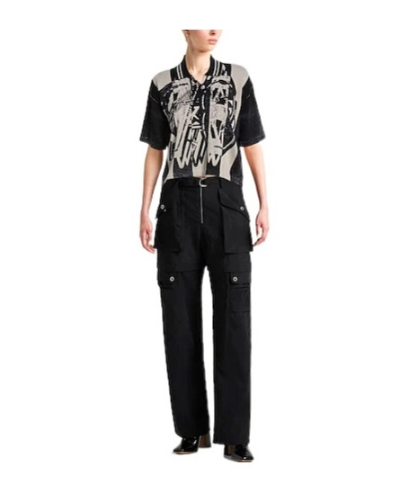 DIESEL® Multicolor Knit Short Sleeve Top