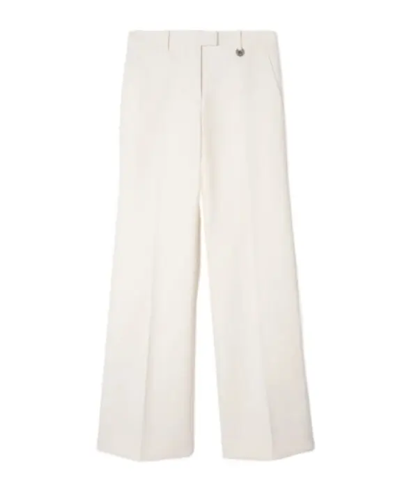 Burberry Cotton Blend Tailored Trousers