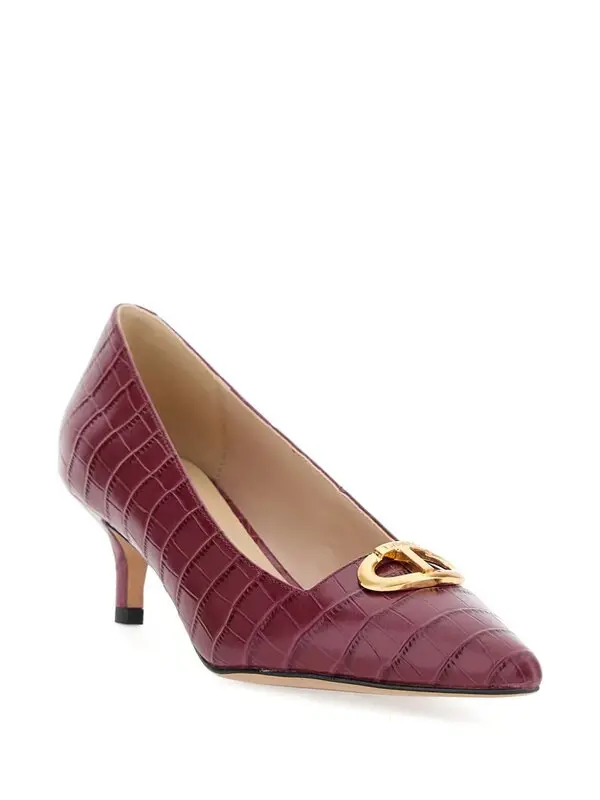 TWINSET Crocodile-effect Pumps