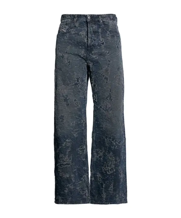 DIESEL® Dark Wash Wide-leg Jeans