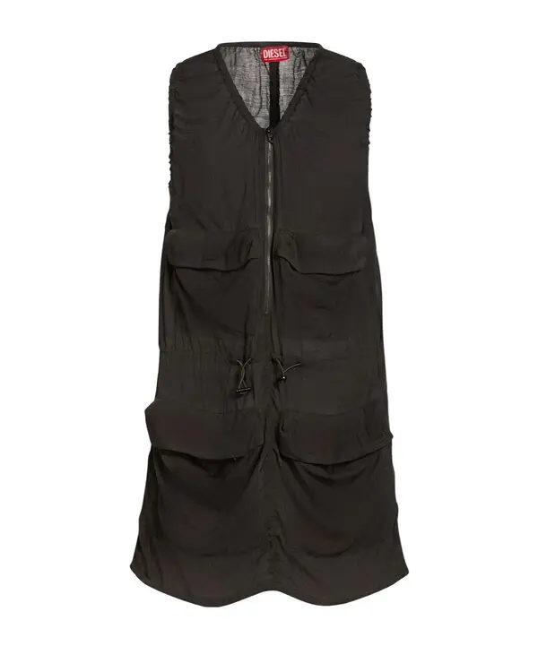 DIESEL® Solid-colored Sleeveless Dress