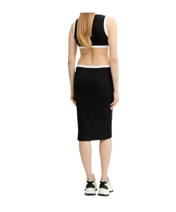 Liu Jo Cut-out Ribbed Midi Dress
