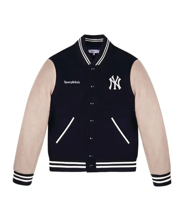 SPORTY  RICH Varsity Jacket