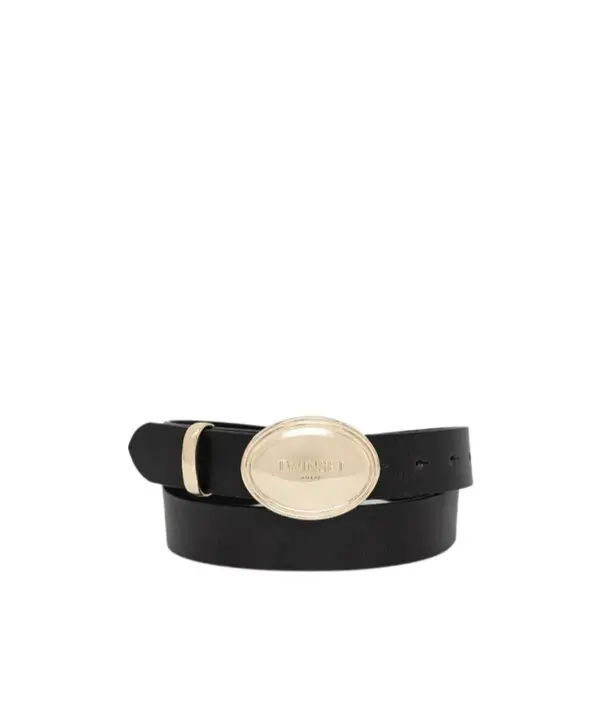 TWINSET Oval Buckle Belt - Black