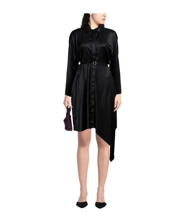 DIESEL® Long Sleeve Shirt Dress With Belt