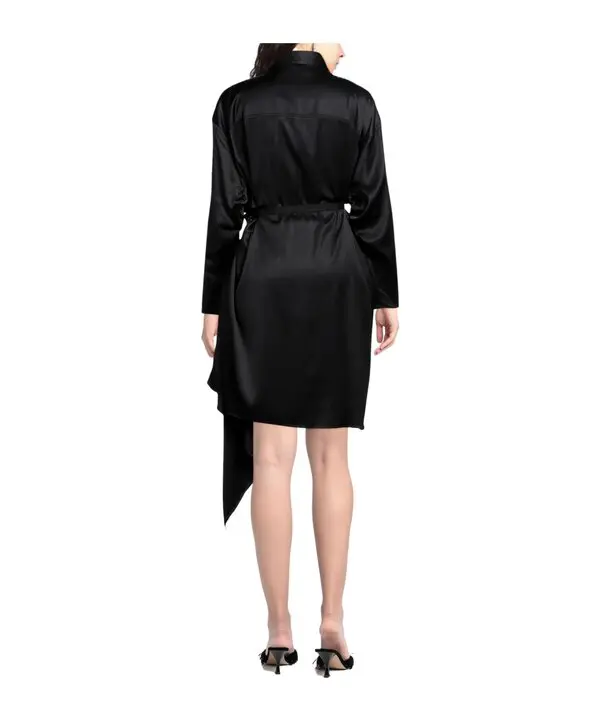 DIESEL® Long Sleeve Shirt Dress With Belt