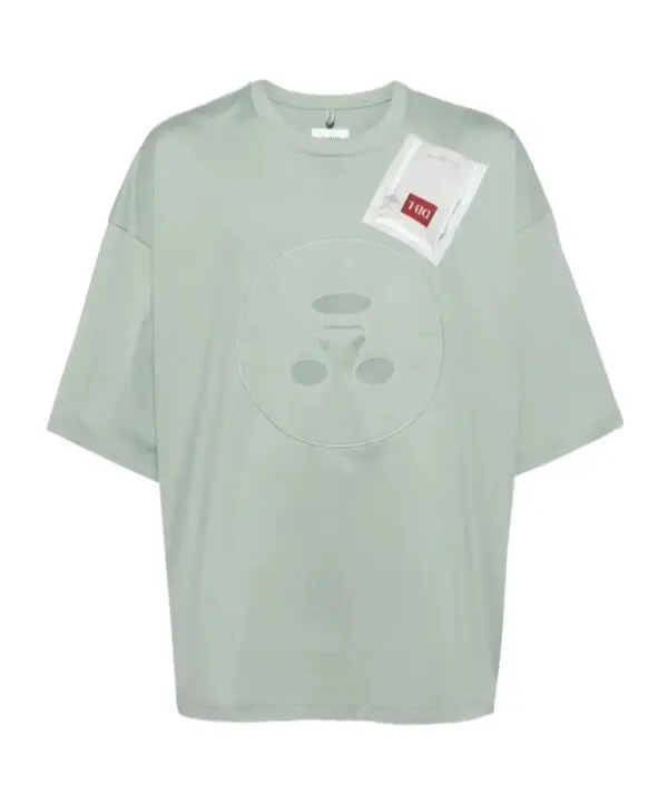 DOUBLET Facial Mask Crew Neck T-shirt