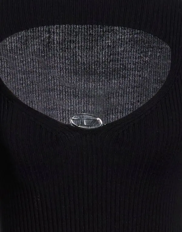 DIESEL® Solid-color Wool Knit Top