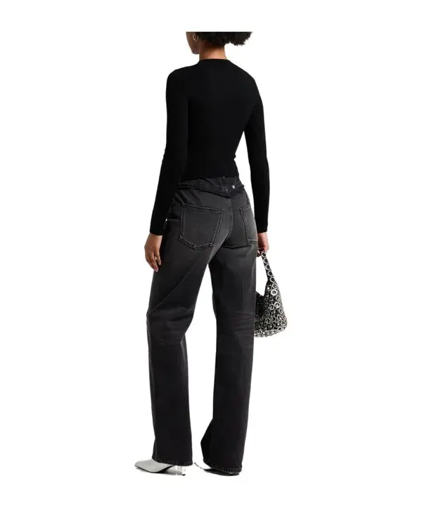 DIESEL® Solid-color Wool Knit Top