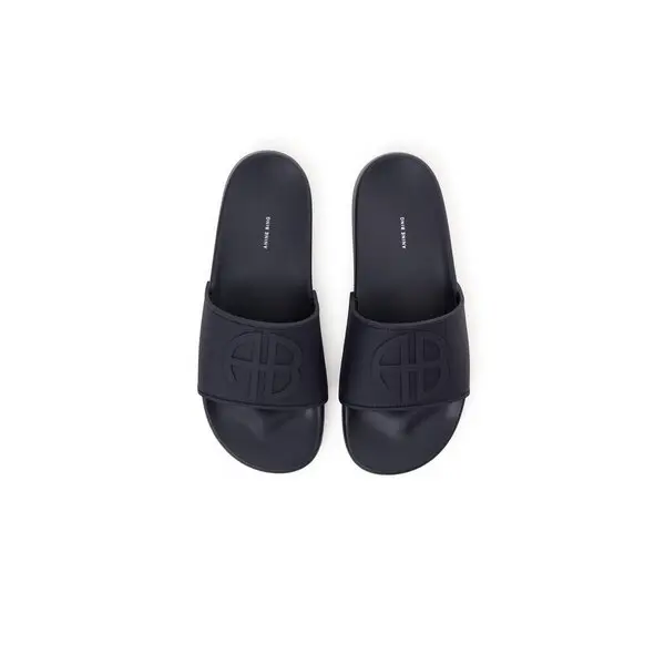 ANINE BING Isla Slides - Black