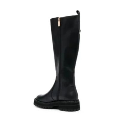 Liu Jo Knee-high Leather Boots With Side Zip