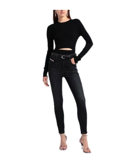 DIESEL® Solid Slim-fit Knit Sweater