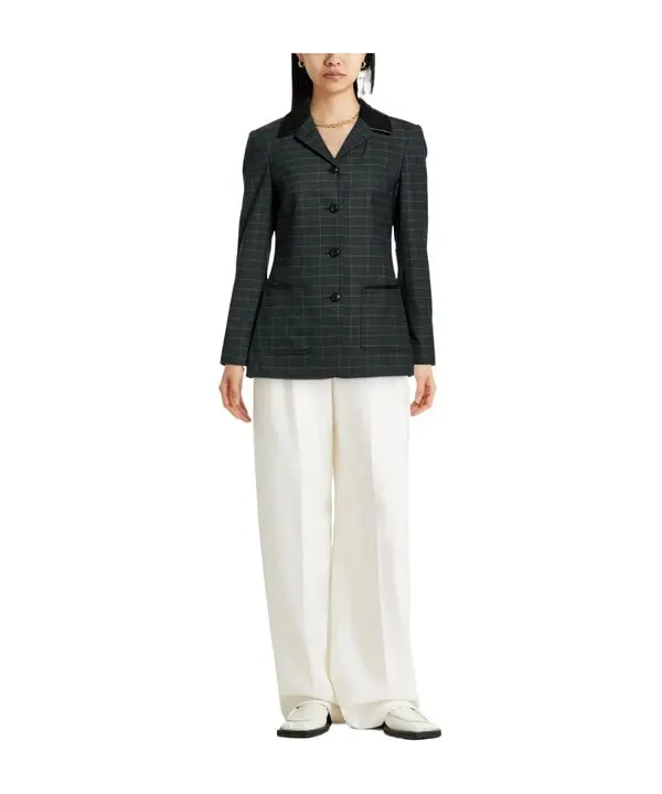 Rag & Bone Checked Single- Suit