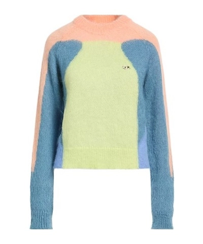 DIESEL® Multicolor Knit Top With Crewneck And Long Sleeves