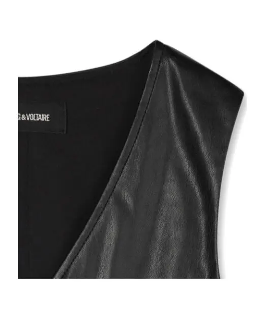 Zadig&Voltaire Leather Waistcoat