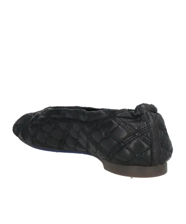 Burberry Leather Embroidered Ballet Flats