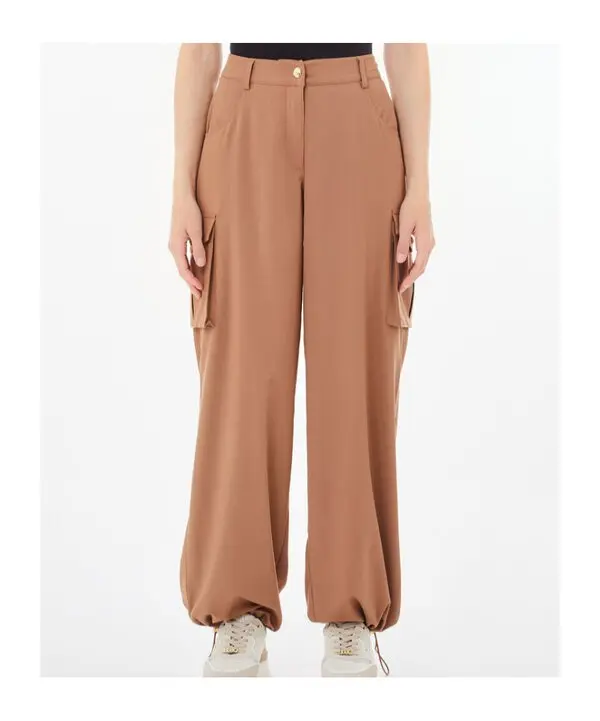 Liu Jo Cargo Trousers With Drawstring Ankles