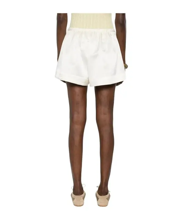 Soft Goat Elasticated-waistband Shorts