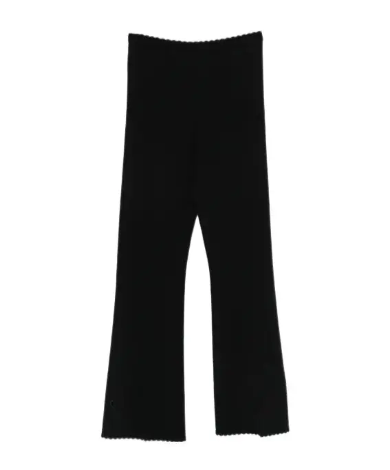 TWINSET Scallop-shaped Trim Casual Pants