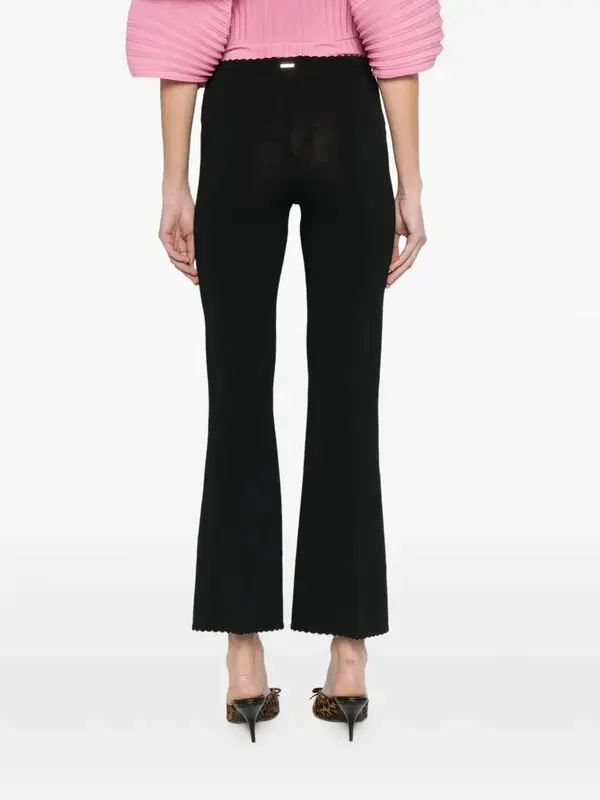 TWINSET Scallop-shaped Trim Casual Pants