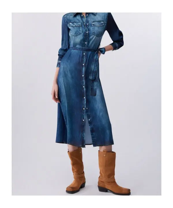 Liu Jo Digital Printed Long Dress