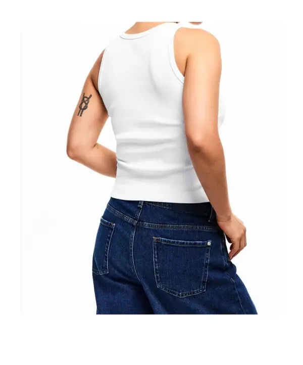 Casablanca Logo Ribbed Vest