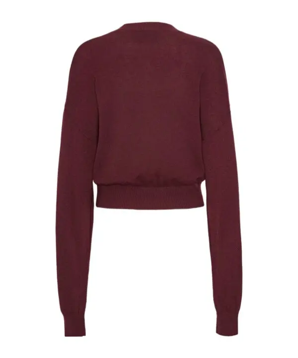 ROTATE BY BIRGER CHRISTENSEN Crewneck Long Sleeve Sweater - Red