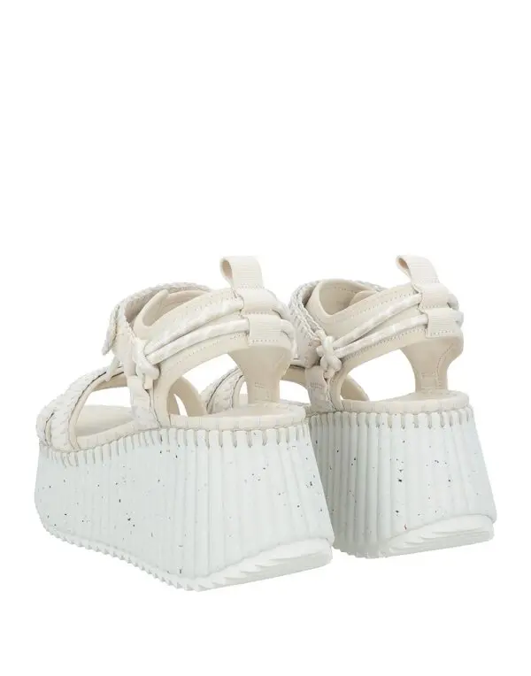 Chloé Suede Wedge Sandals