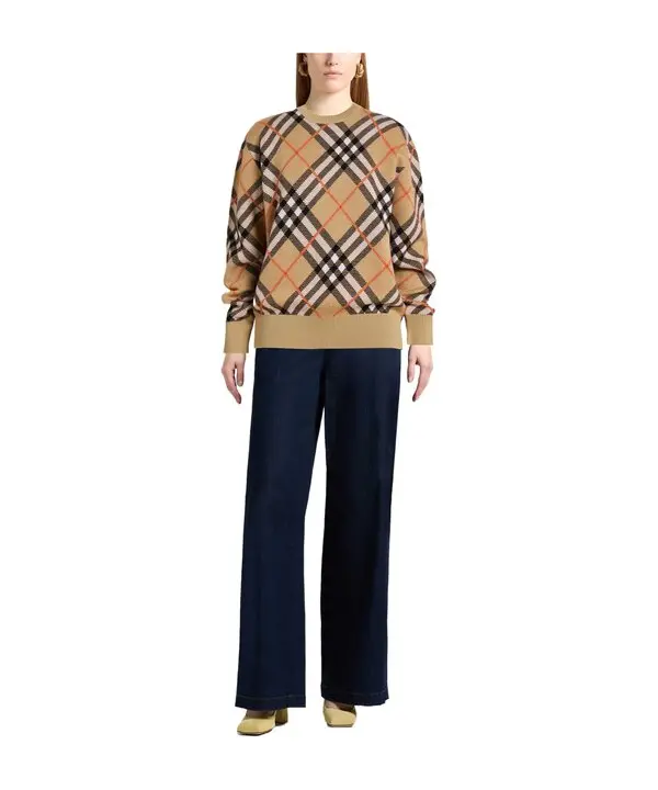 Burberry Classic Checkered Knit Sweater