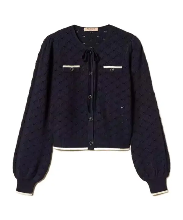 TWINSET Embellished Knitwear With Bow Detail