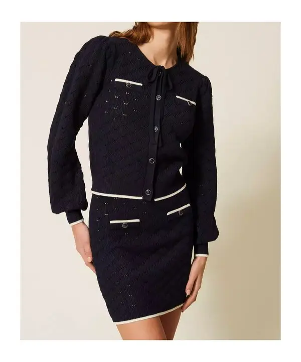 TWINSET Embellished Knitwear With Bow Detail