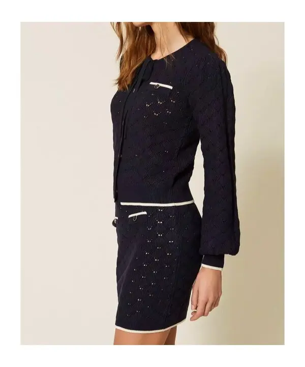 TWINSET Embellished Knitwear With Bow Detail