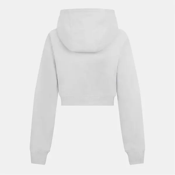 Casablanca Cropped Hooded Sweatshirt With Printed Embroidery