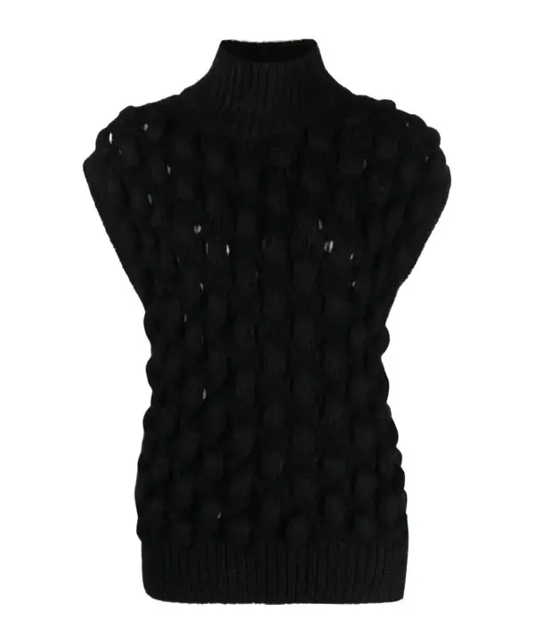 Simone Rocha Sleeveless Turtleneck Sweater