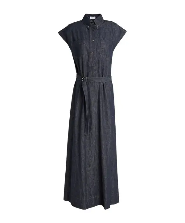 Brunello Cucinelli Denim Shirt Dress